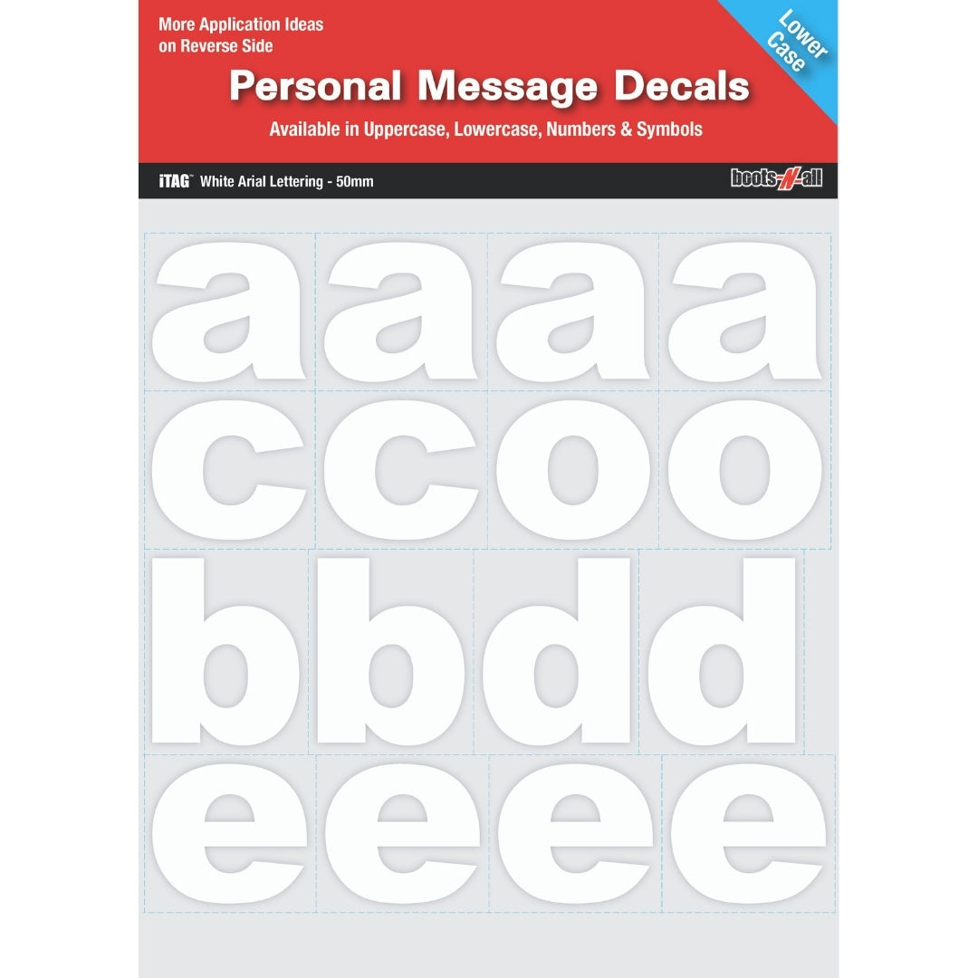 Personalised Message Decals - Complete Set – FANtastic Stickers
