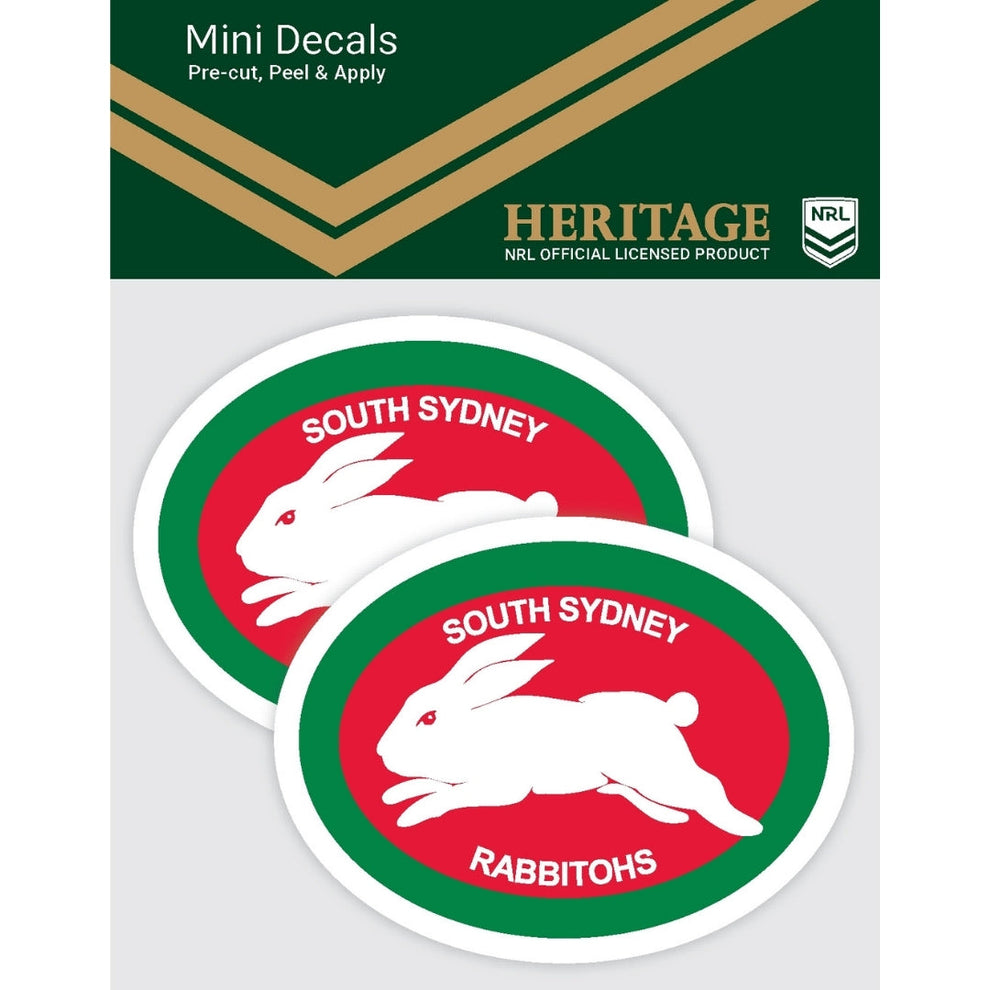 Rabbitohs Heritage Mini Decals – FANtastic Stickers