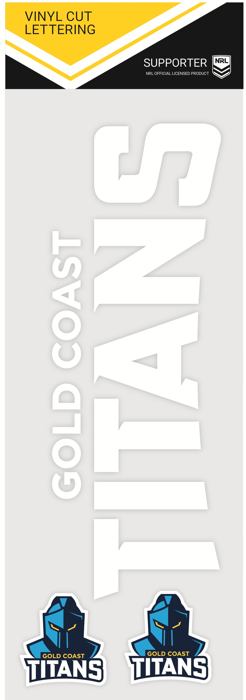 Titans White Vinyl Lettering (2022) – FANtastic Stickers