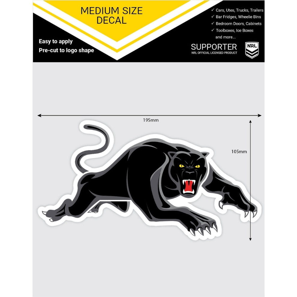 Panthers Medium Size Decals – FANtastic Stickers