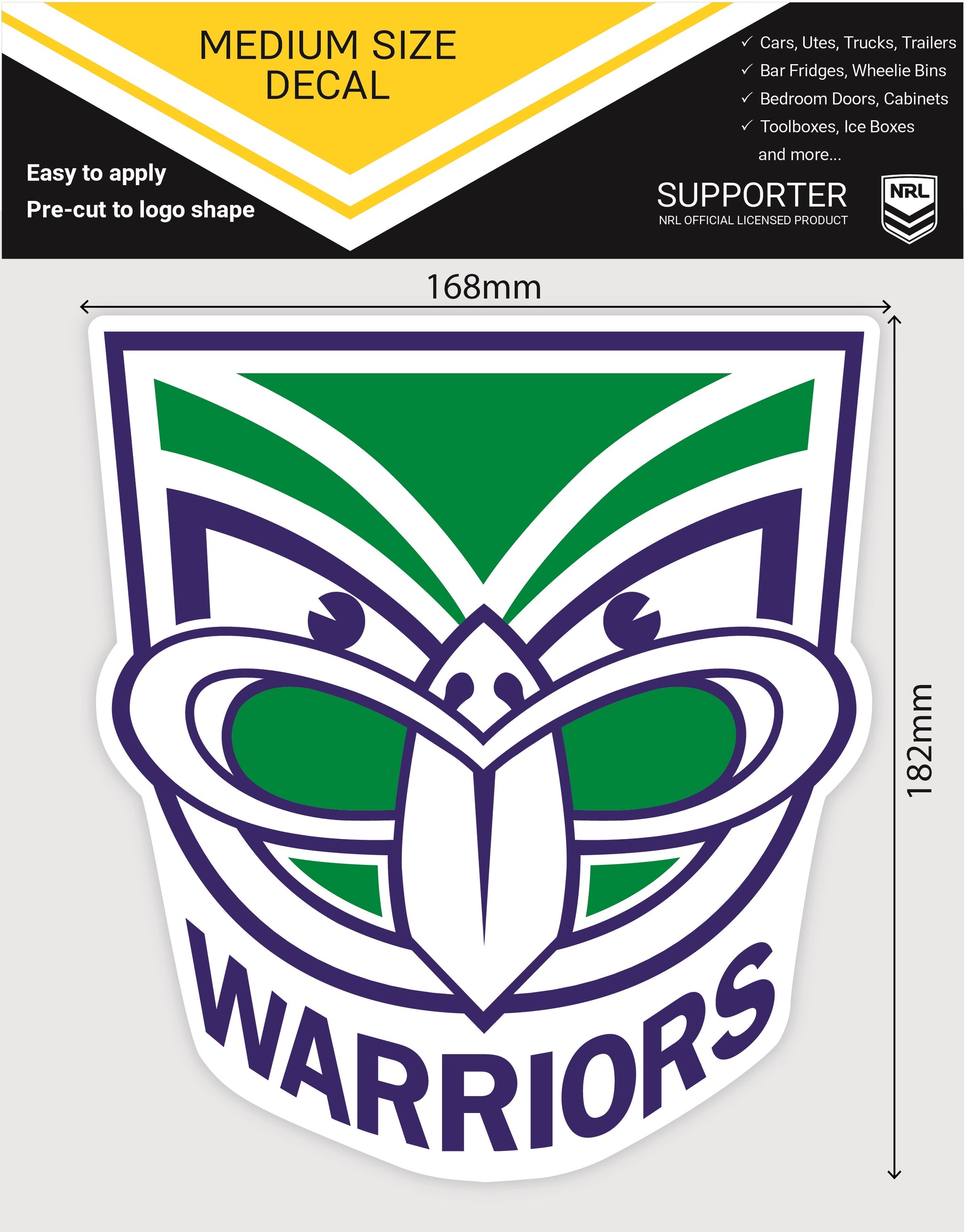 Warriors Medium Size Decals (2021) – FANtastic Stickers
