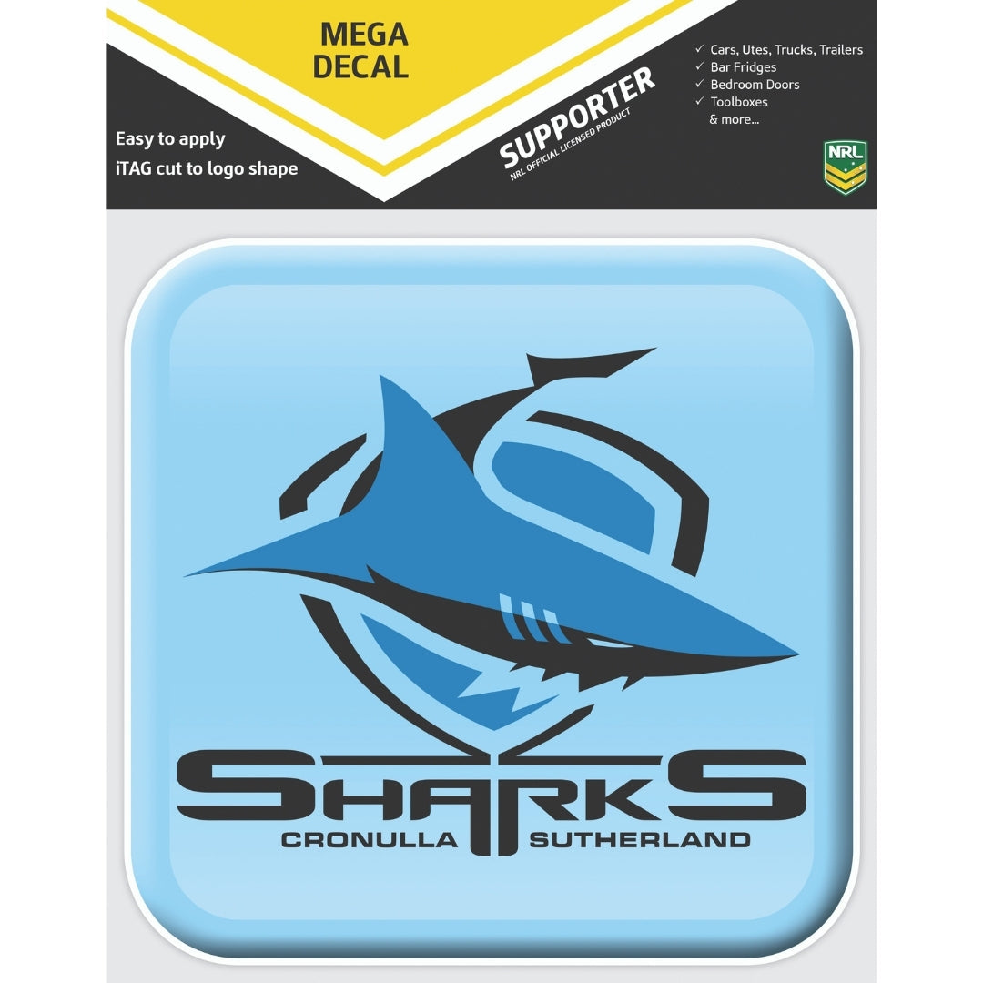 Sharks App Icon Mega Decal – FANtastic Stickers