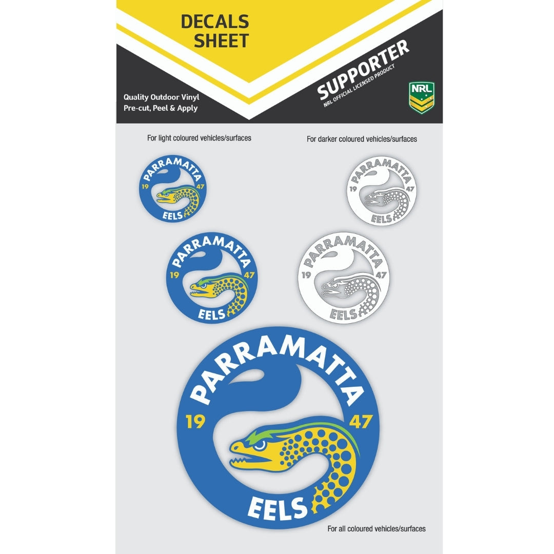 Eels Decals Sheet – FANtastic Stickers